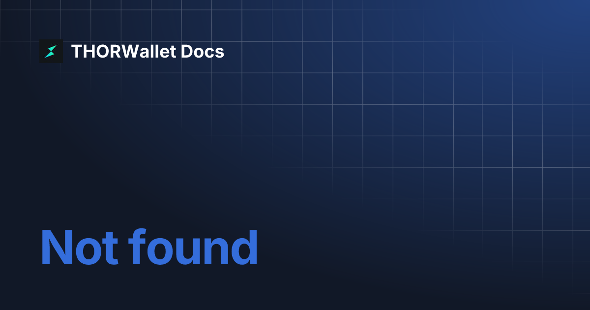 Community Tiers | THORWallet Docs