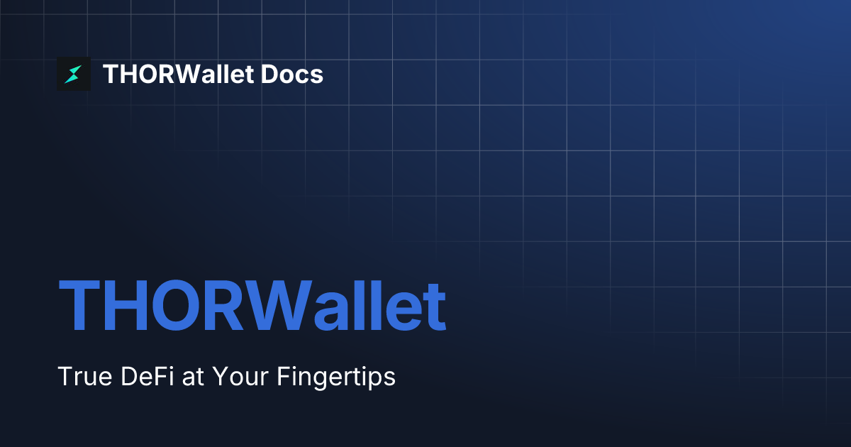 THORWallet | THORWallet Docs